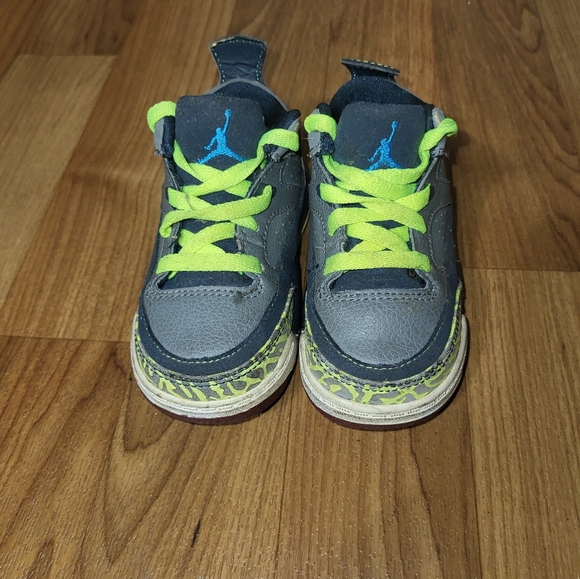 Jordan | Shoes | Jordanpair Nike Jordan Retro 3 23 Gray Neon Yellow ...